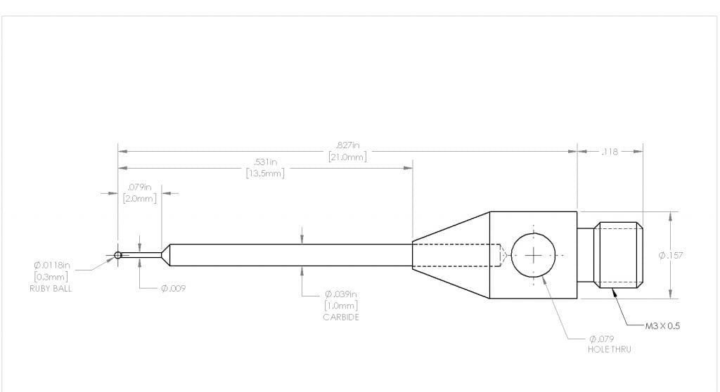261-.3RLXR - Carbide Probes