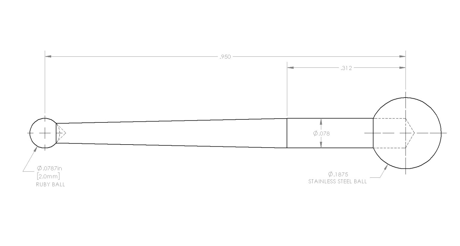 213-080R - Carbide Probes